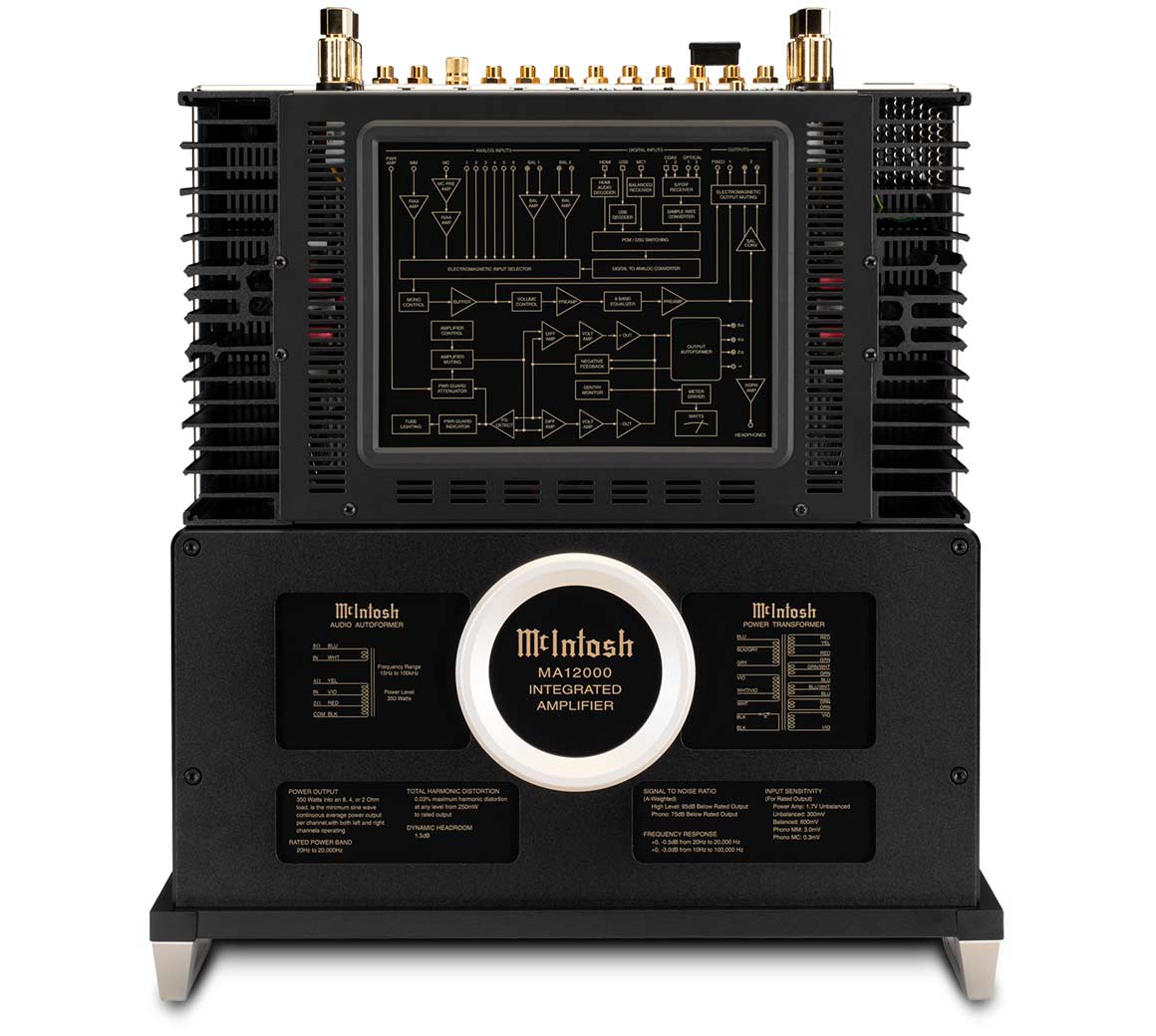 McIntosh Announces MA12000 Hybrid Integrated Amplifier | Sound-Lab